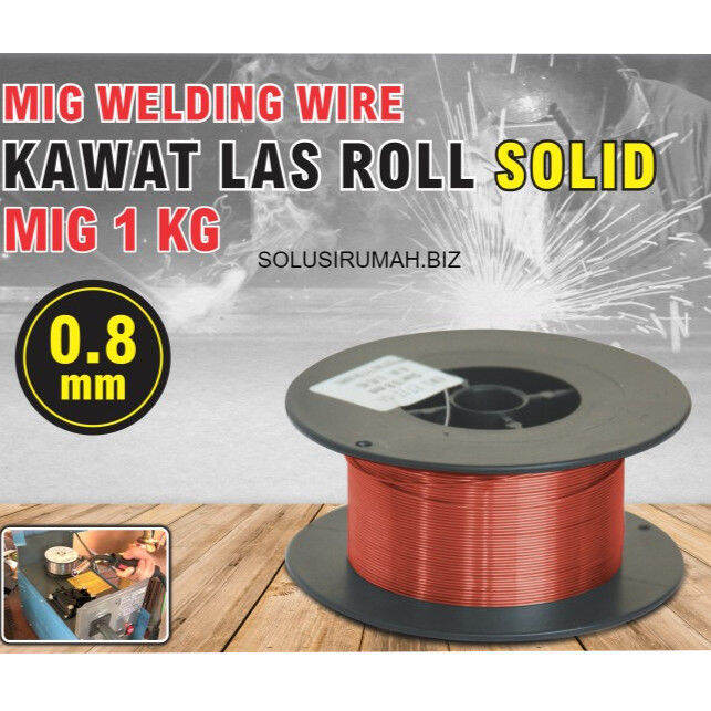 Mig Welding 1 Kg Wire Kawat Las Roll Solid Mig 1kg mild steel rol co ...