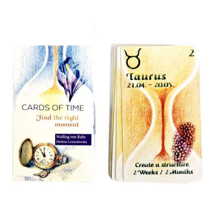 Cards of Time Tarot Cards Tarot Oracle Card Deck Kit Magic Witchcraft ...