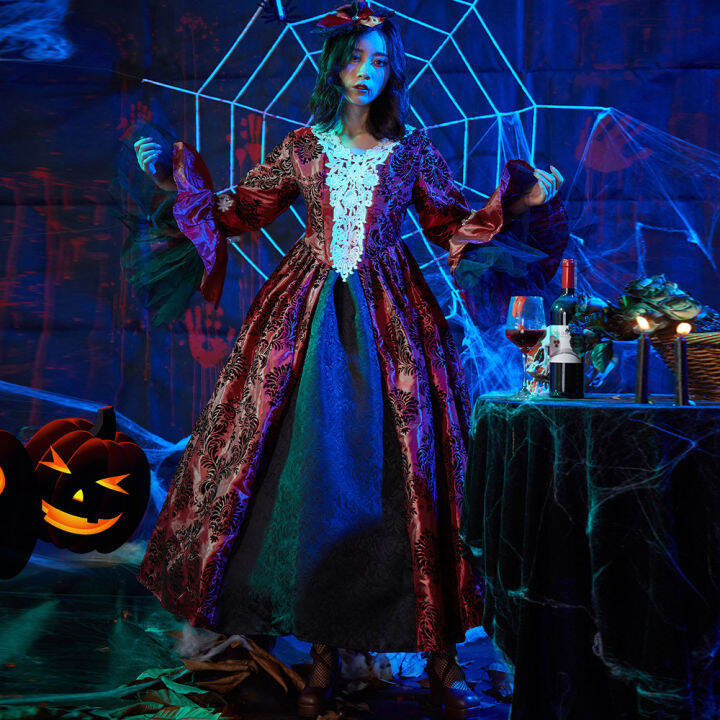 YG~ Yipin Shangcheng Medieval Court Dress Victorian Retro Vampire Queen ...