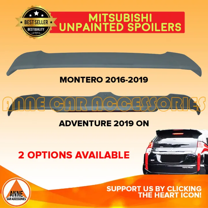 High Quality Unpainted Spoiler for Mitsubishi Montero Sports 2016 2017 ...