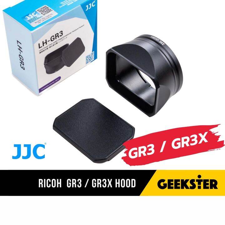 JJC Hood Ricoh GR3 / GR3X ( สำหรับ บังแสง แสงจ้า ฮูด ฮู้ด เลนส์ฮูด เลนส์ฮู้ด ) ( LH-GR3 / LH ...