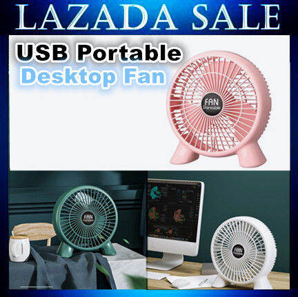 ( Ship Out Selangor ) Kipas Mini USB Desktop Table USB Fan Plug and ...