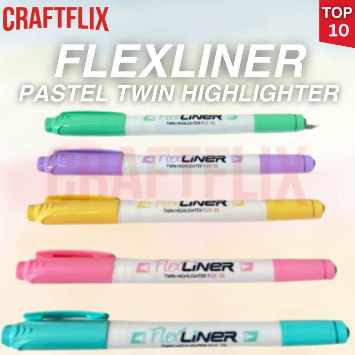 CraftFlix. Highlighter Pen Set FlexLiner Highlighter Twin Highlighter ...
