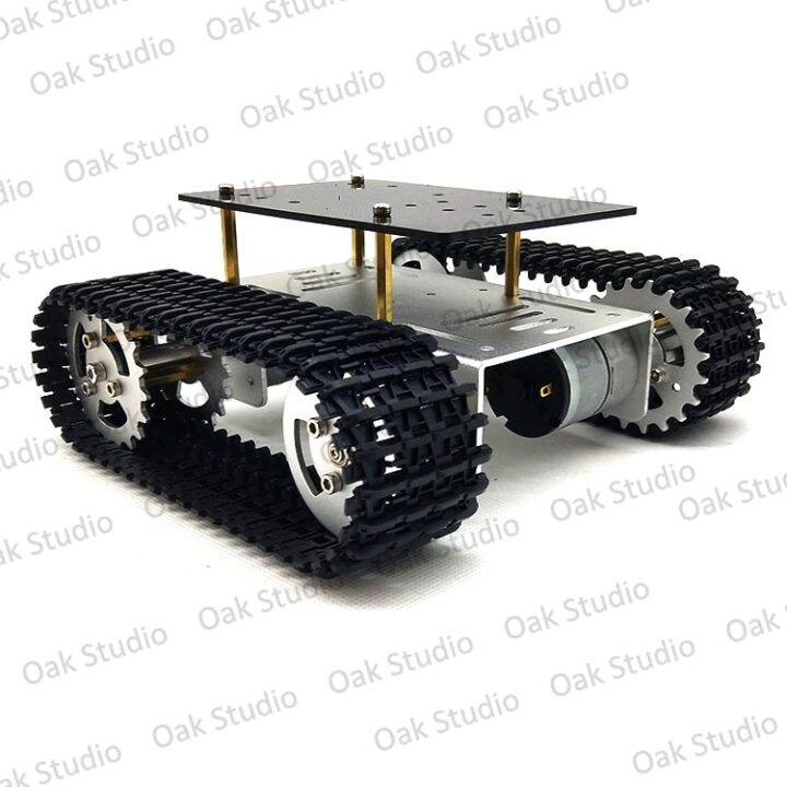 Mini T10 Smart Tank Car Chassis Tracked Caterpillar Crawler Robot Platform for DIY Arduino ...