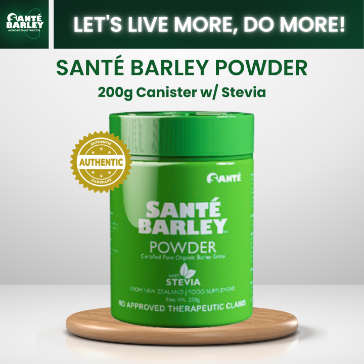SANTE Barley Powder in 200 grams Canister with Stevia | Lazada PH