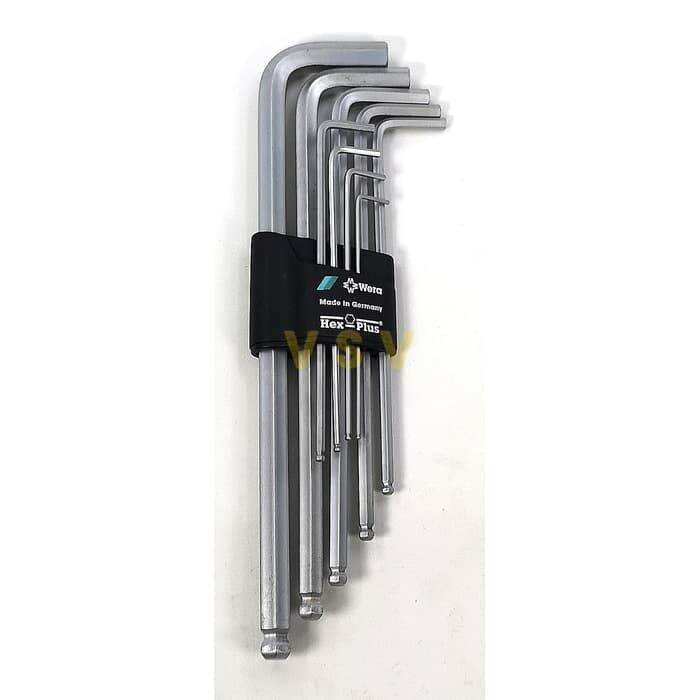 WERA Kunci L Ballpoint set 9pc / Kunci L set made in Germany | Lazada Indonesia