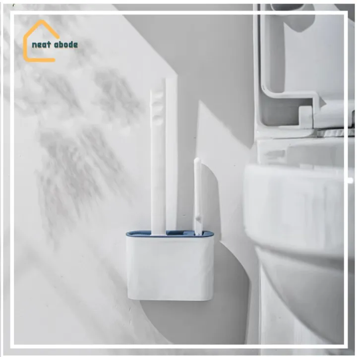 Neat Abode Wall-mounted Toilet Brush and Holder Set | Lazada PH