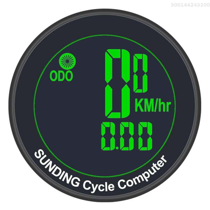 SUNDING Wireless Bicycle Computer Waterproof Bike Speedometer Multi ...