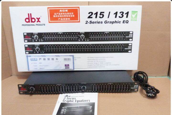 DBX EQ 215 /131 EQ 231 2 Series Graphic Equalizer DUAL 15 Band Graphic | Lazada PH