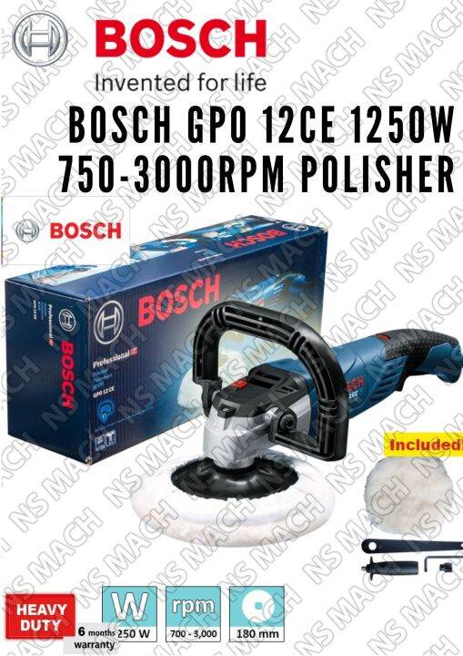 Bosch Polisher GPO 12 CE Professional | Lazada
