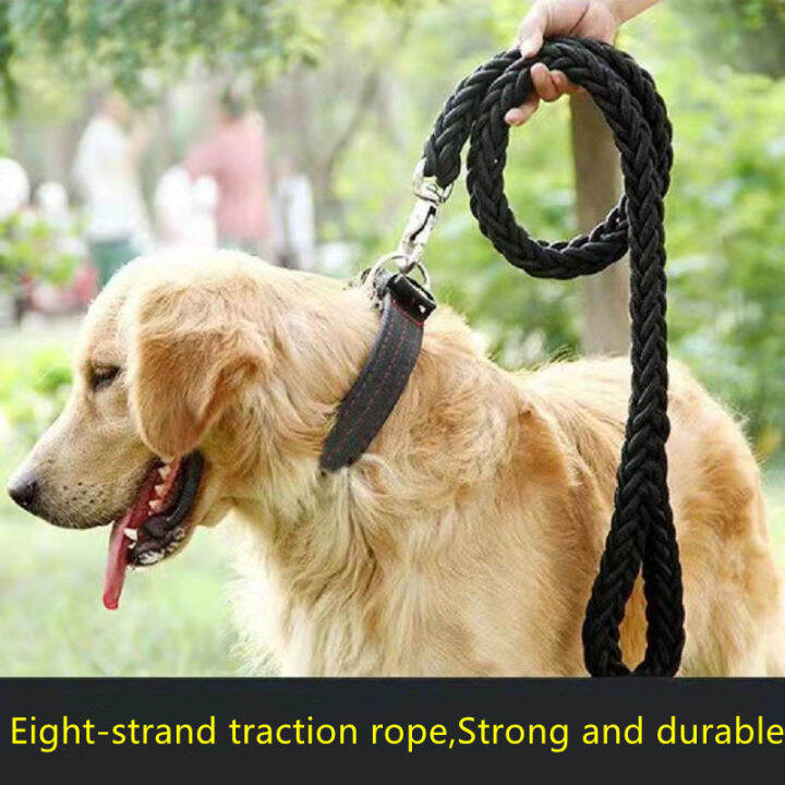 Durable Braided Dog Leash Large dog leash Pet leash/hand woven dog ...