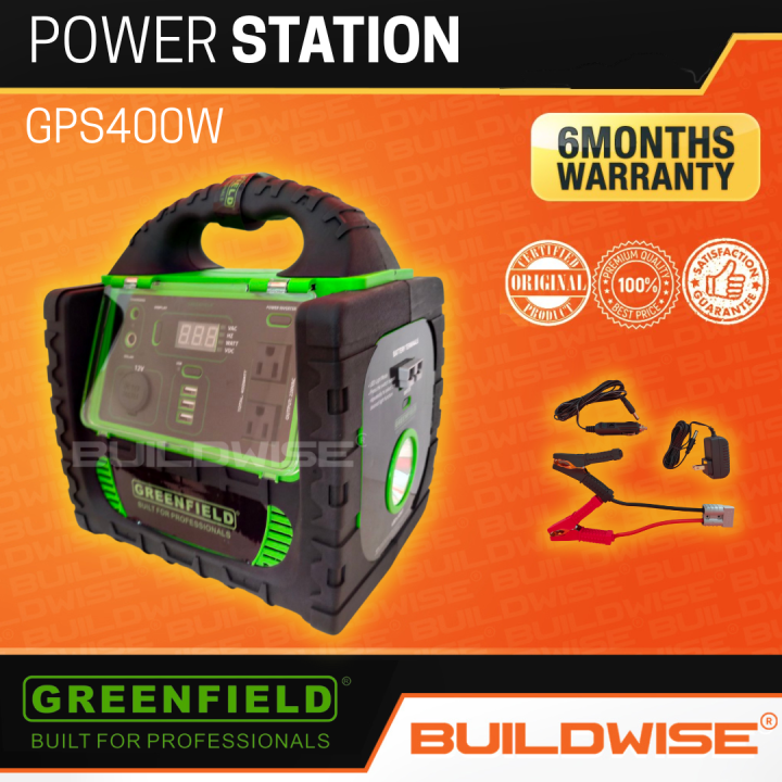 Greenfield Power Station GSP400W [BUILDWISE®] *NEW ARRIVAL* | Lazada PH