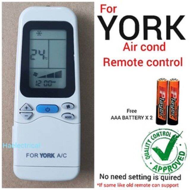 YORK air cond remote | Lazada