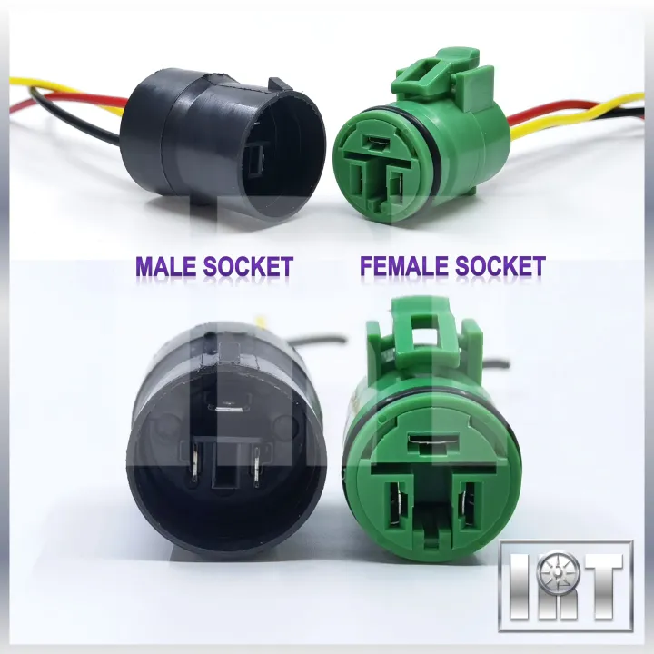 3 Pin Alternator Old Toyota Socket Round Head Soket Enjin Kereta Bulat ...