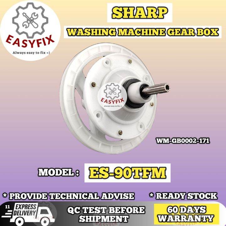ES-90TFM SHARP WASHING MACHINE SEMU-AUTO GEARBOX GEAR BOX ES 80TFM ES ...