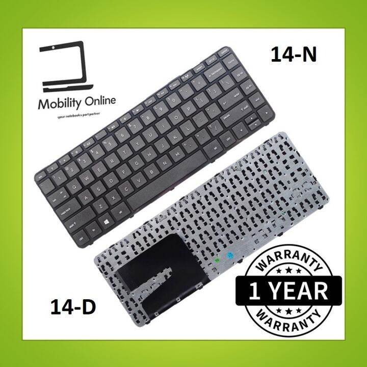 HP 14-N 14-D 14-E 14-G 14-V 14-R 14-g115au Laptop Keyboard | Lazada