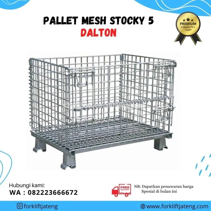 KERANJANG LIPAT SERBAGUNA PALLET MESH / PALLET MESH STOCKY 5 DALTON ...