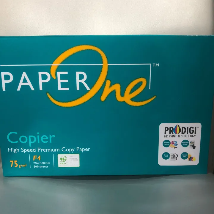 Kertas HVS F4 75 Paper One Kertas Foto Copy Folio 75Gr 500Lbr PO | Lazada Indonesia