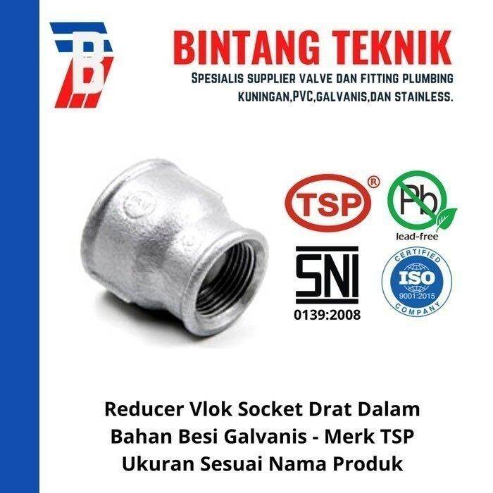 Reducer Vlok Sok 3/4" x 1/2" Besi Galvanis TSP | Lazada Indonesia