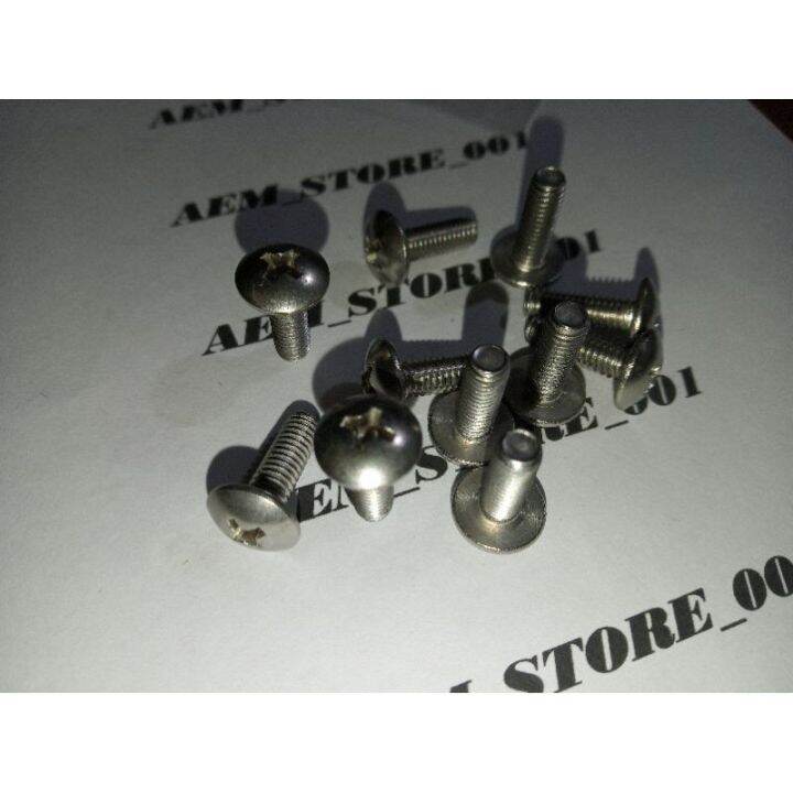 Baut JT M4 x 12 (1.2cm) stainless 304 A2-70 | Lazada Indonesia