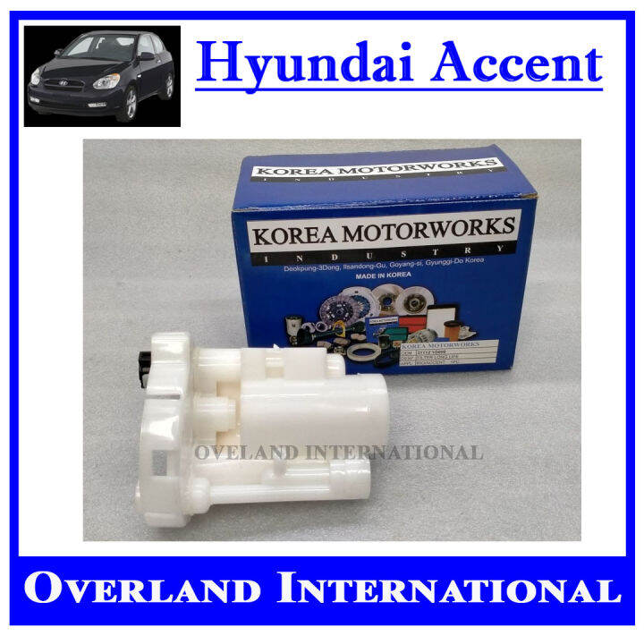 FUEL FILTER, LONG LIFE, For Hyundai Accent and Kia Rio, 31112-1G000 ...