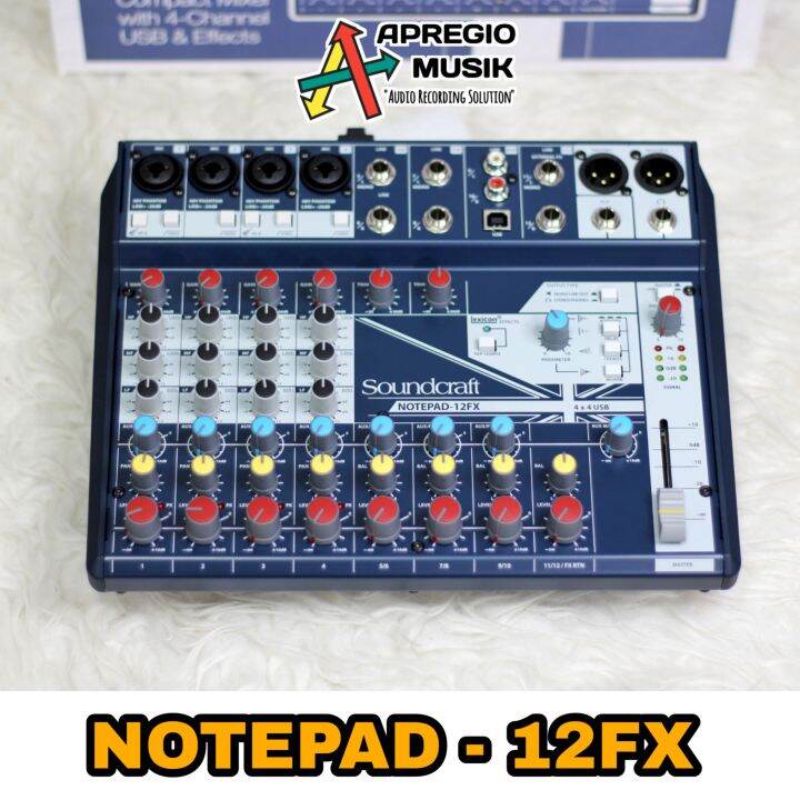 Soundcraft Notepad 12FX Mixer Console USB ORIGINAL | Lazada Indonesia