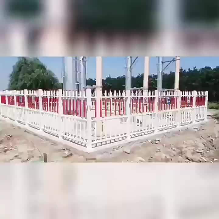 PVC Plastic Steel Fence Distribution Fence Fence Community Courtyard ...