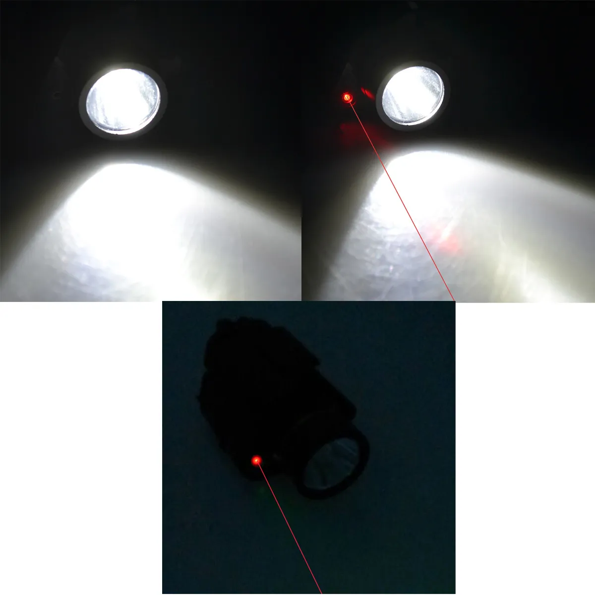 Red Laser Pointer 9908 เลเซอร์ติดปืน เลเซอร์แดง เลเซอร์พกพา 3 โหมด สีน้ำตาลเข้ม One | Thisshop