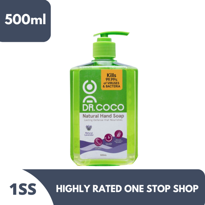 Dr. Coco Natural Natural Hand Soap, Lavender 500ml | Lazada PH