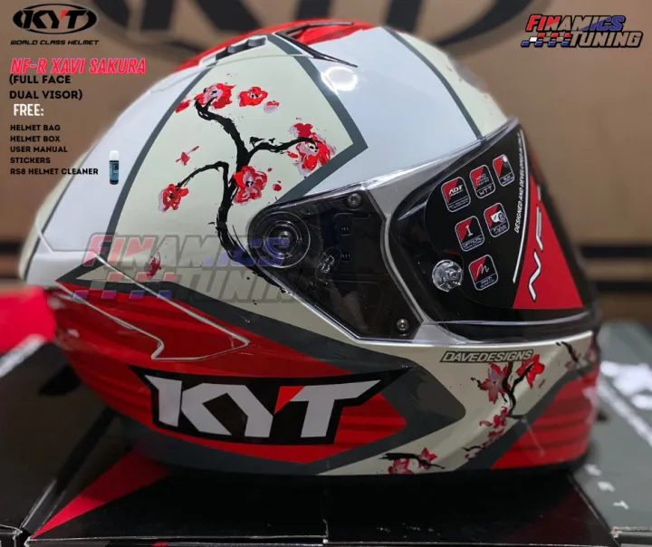 KYT HELMET NF-R XAVI SAKURA | Lazada PH
