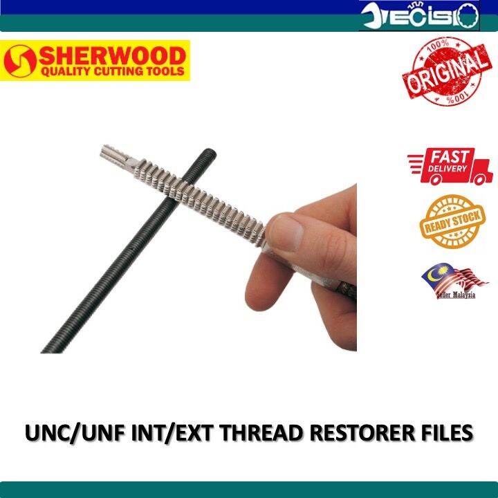 SHERWOOD U.K. UNC/UNF INT/EXT THREAD RESTORER FILES SHR0179010B | Lazada