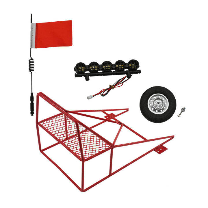 Rear Bucket Roll Cage Rescue Rack Remote Control Car 1:10 Truck Upgrade ...