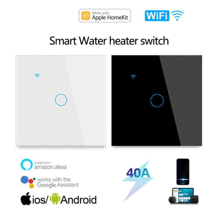E Life Smart Store EU WiFi Smart Water Heater Boiler Switch 40A 8000W ...