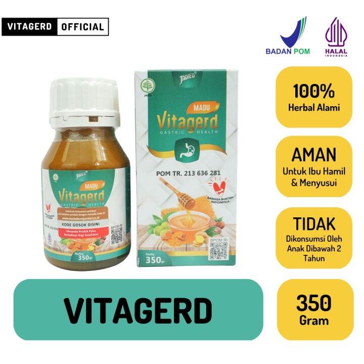 Vitagerd - Madu Herbal Atasi Maag Gerd Asam Lambung Cemas Berlebihan ...