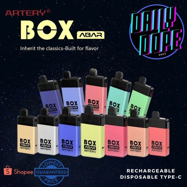 {Legit} Artery Abar Box 3000 Puffs Disposable Pod Rechargeable QJ ...