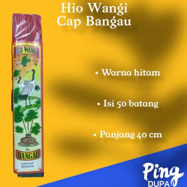 Hio Kedaton Sedap Wangi Warna Hitam Dupa Cap Bangau Kualitas Celup ...