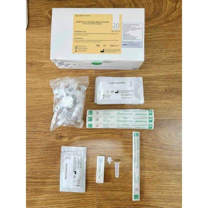 COMBO Một hộp 20 bộ Kit Test Nhanh Covid 19 Labnovation Little Bears ...