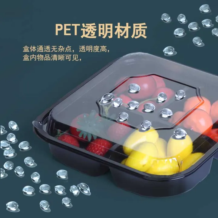 Disposable transparent fruit plastic box with cover for fresh-keeping ...