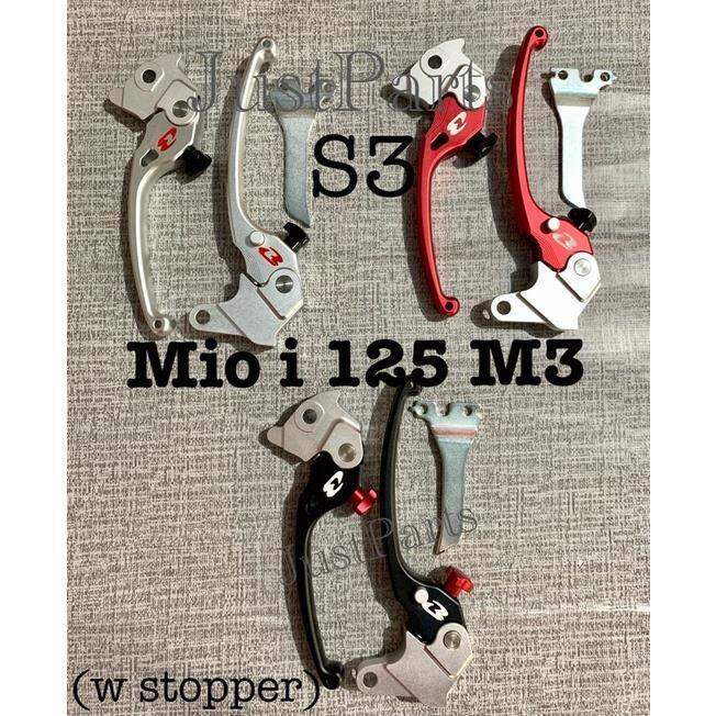RACING BOY Alloy Brake Lever Set S3 Series for Mio i 125 / Soul i125 Gear Fazzio with stopper ...