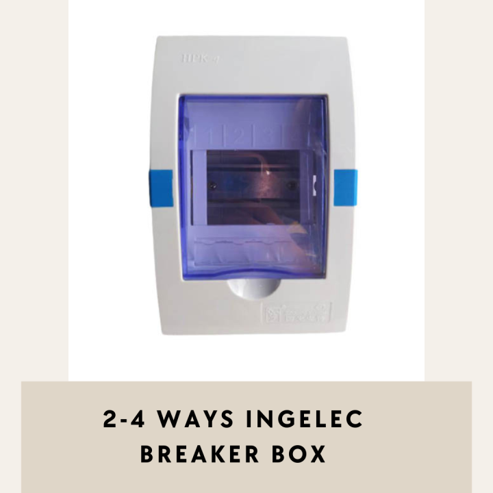 2-4 ways Distribution Box Breaker Box Ingelec (1pc) | Lazada PH