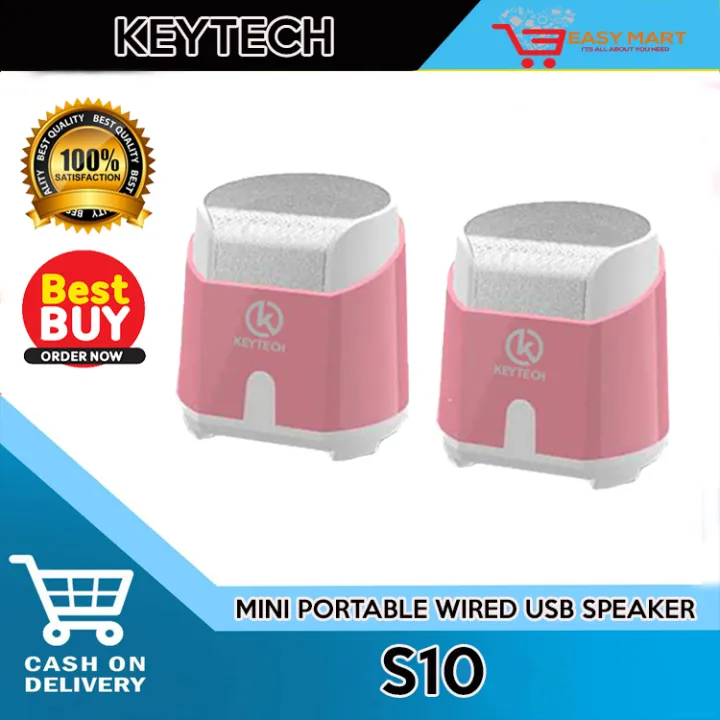 EASYMART Desktop and Laptop speaker KEYTECH S10 High Quality Mini ...
