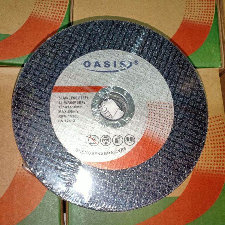 Oasis Cutting Disc black per box 25 pcs. For metal iron stainless steel ...