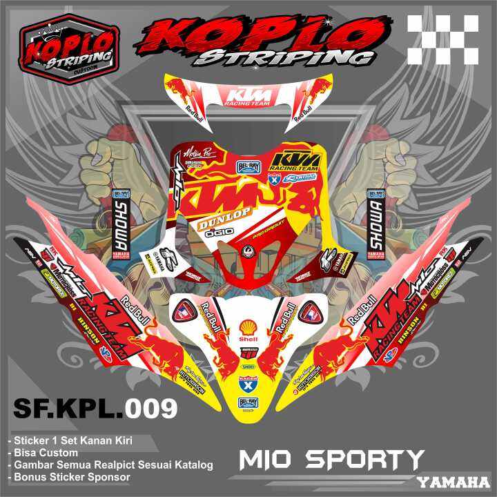 Sticker Decal Full Body Motor Yamaha Mio Sporty - Sticker Decal Full ...