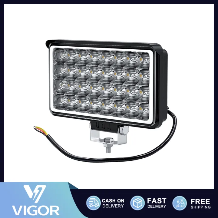 Automobile LED Work Lamp 4-Inch Bright Off-Road Vehicle Roof Lamp ...