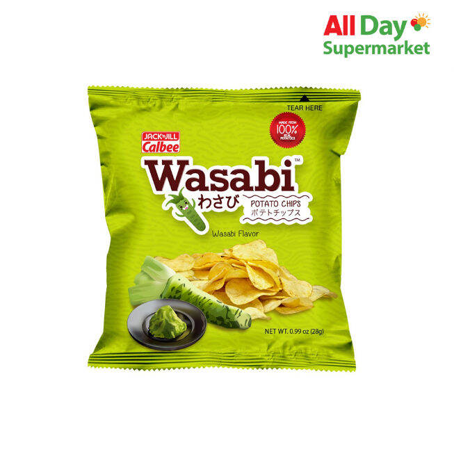 Calbee Potato Chips Wasabi 28G | Lazada PH