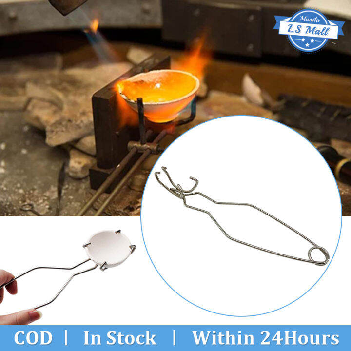 Crucible Tongs Forge Tongs Jewelry Crucible Clamp，for Laboratory ...