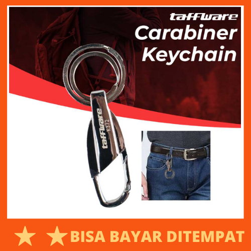 Gantungan Kunci Carabiner Keychain Stainless Steel / Carabiner ...