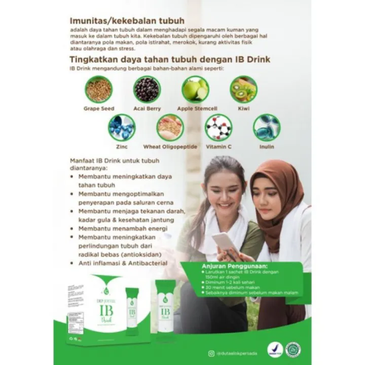 IB Drink DEP Joyfull Minuman Peningkat Daya Tahan Tubuh Vitamin Tubuh ...