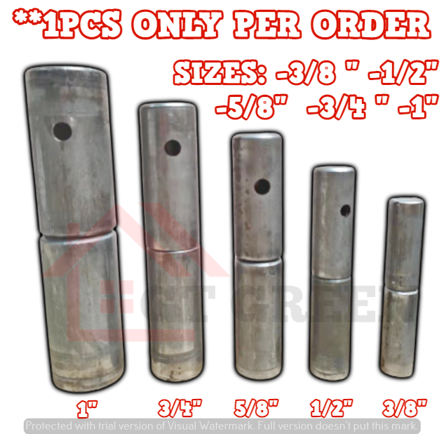 1PCS Metal Cylindrical Hinge Pin Cylindrical Bearing/Shaft Male To ...
