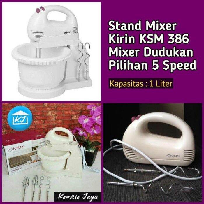 Stand Mixer Kirin 5 Speed KSM-386 / Pencampur Berdiri KSM 386 | Lazada Indonesia